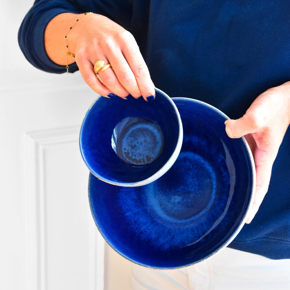 Bol moyen | Bleu odyssée - Vaisselle céramique artisanale – Céladon Paris