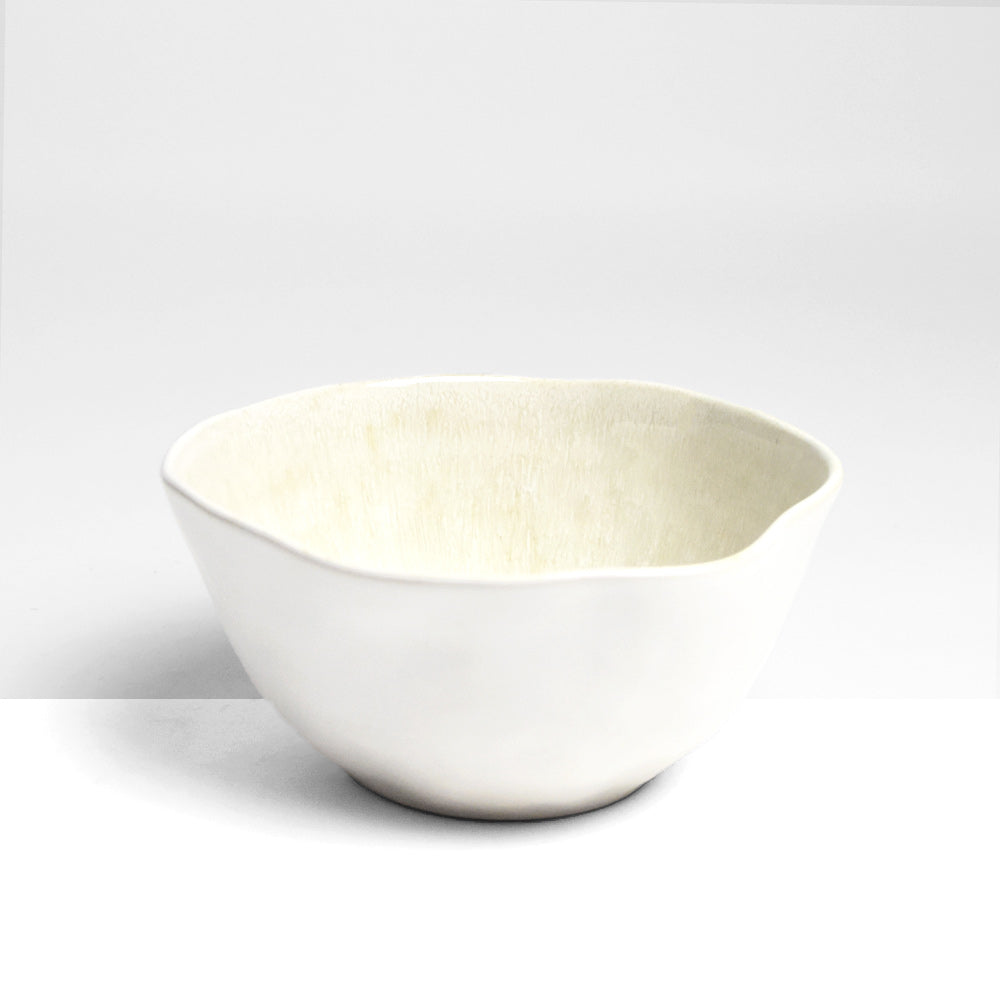 Grand bol onda | Beige sable - Vaisselle en grès artisanale – Céladon Paris