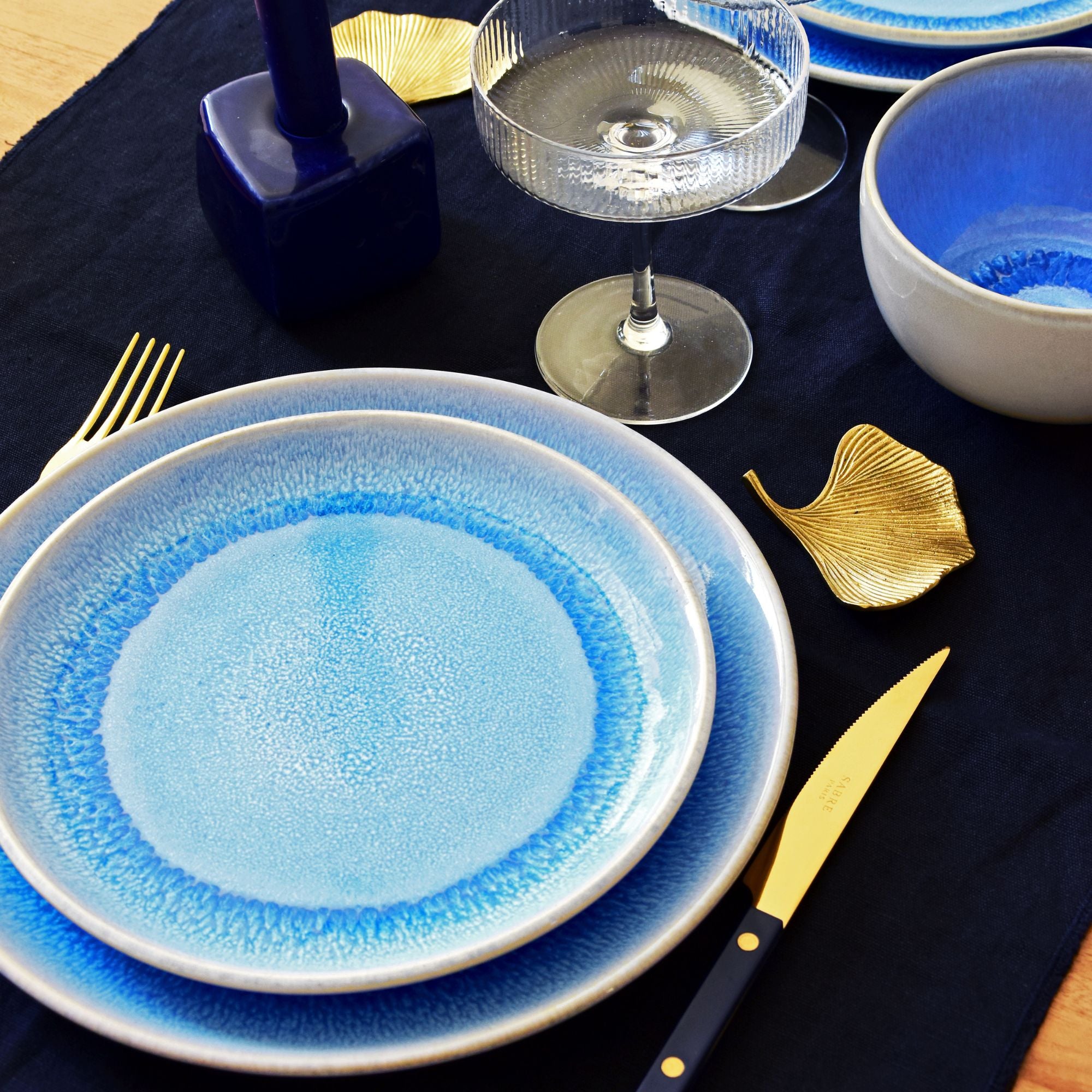 Petite assiette | Bleu minéral - Vaisselle en céramique artisanale ...