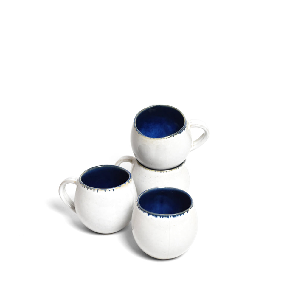 Tasse ronde | Bleu odyssée - Vaisselle en grès artisanale – Céladon Paris